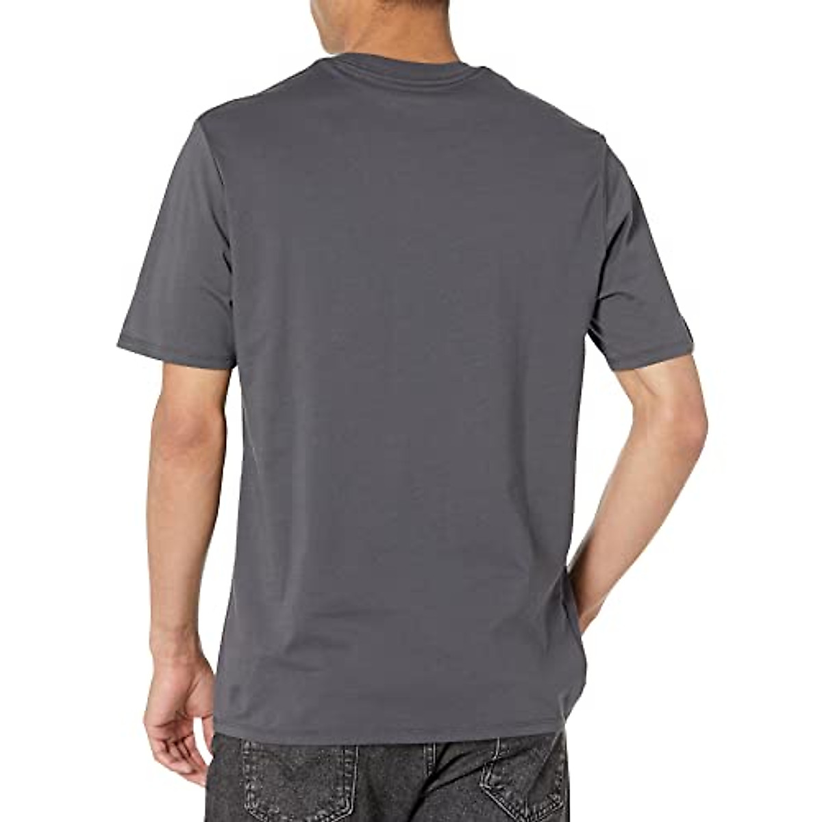 Calvin Klein Men's Dusted Gradient Box Logo Crewneck T-Shirt, Forged Iron