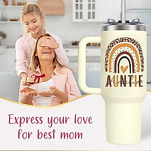 Noni Personalized Auntie Tumbler 40oz, Promoted To Aunt Gift Idea, Best Aunts Ever Present, Mother Day Gift For Auntie, Presents for Aunt, New Aunts, Promoted to Aunties