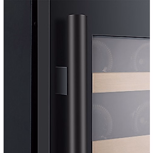 Allavino 24" Wide FlexCount II Tru-Vino 56 Bottle Dual Zone Black Left Hinge Wine Refrigerator