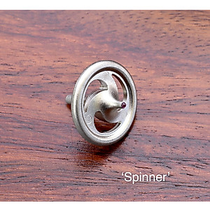 Turbo Tops Stainless Steel Spin Tops 2 Pack (Silver)