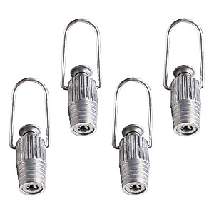 Cabilock 4 Pcs Metal Clothesline Tightener Aluminium Rope Tightener Clothesline Tensioner for Pulleys and Fixed Clothes Lines Clothes Grips Household Supplies