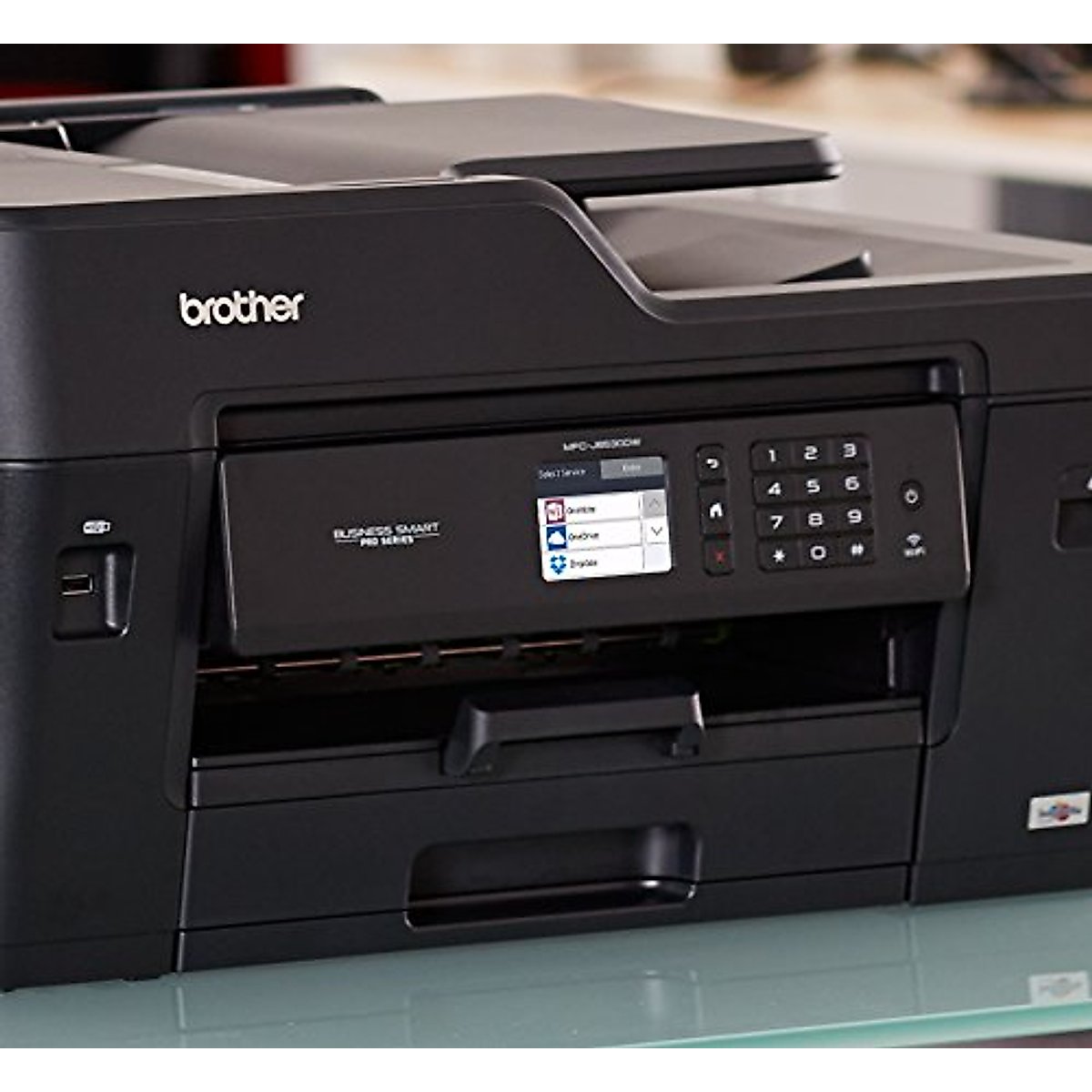 Brother MFC-J6530DW All-in-One Color Inkjet Printer, Wireless Connectivity, Automatic Duplex Printing, Amazon Dash Replenishment Ready