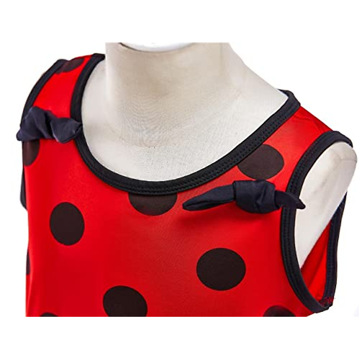 Dressy Daisy Girls Ladybug Polka Dots Red & Black Nightgown Dress Up Costume Fancy Birthday Party Sleepwear Size 10