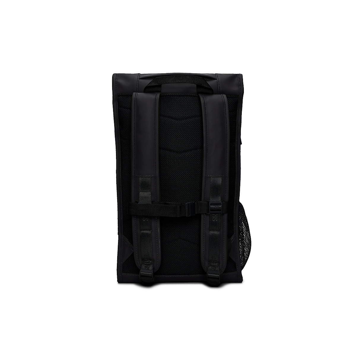 RAINS Trail Mountaineer Bag - Waterproof, Unisex, Sporty Rucksack for Work, higher education, Travel (Black)