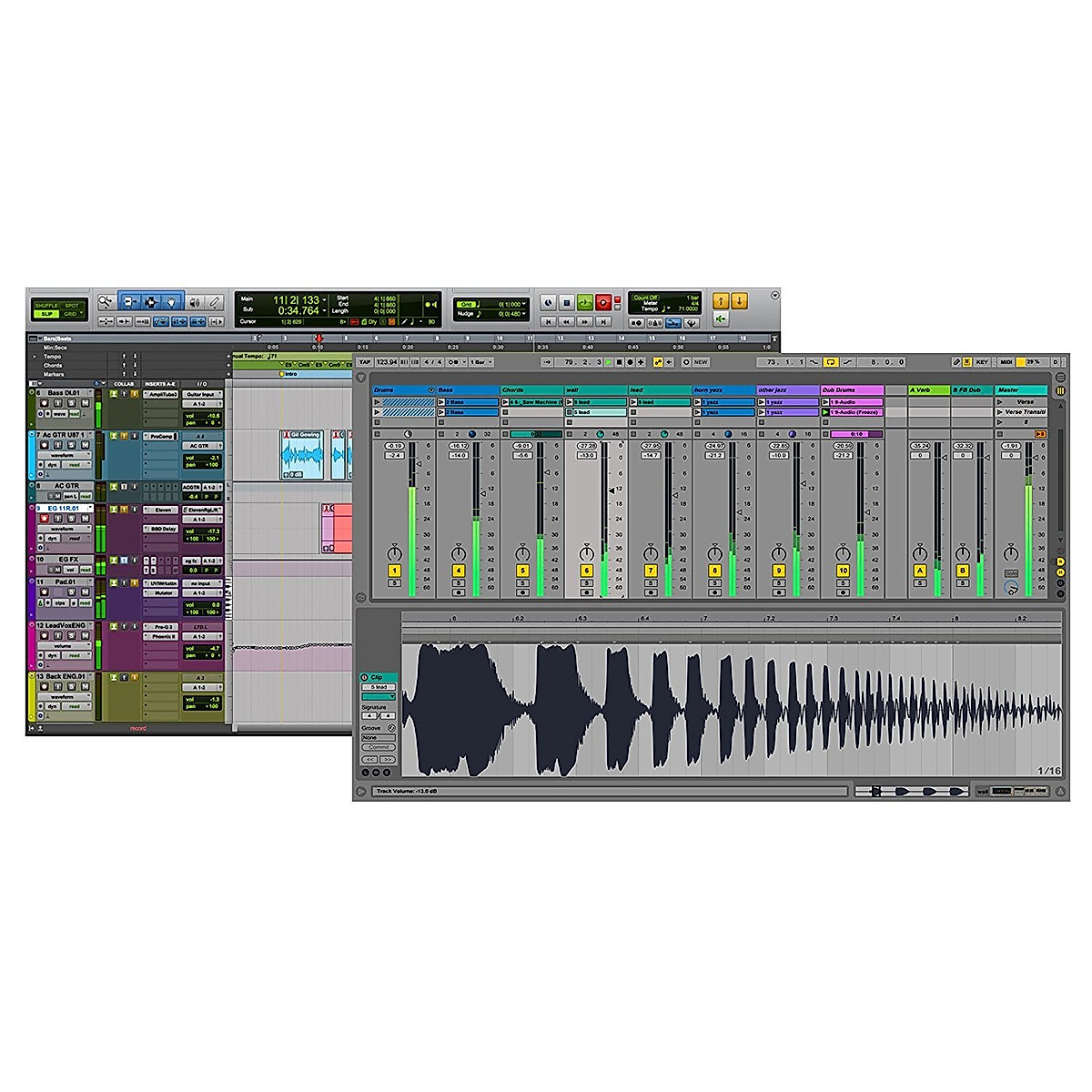 Focusrite Scarlett Solo 2x2 USB Audio Interface Full Studio Bundle with Creative Music Production Software Kit and Eris 4.5 Pair Studio Monitors and 1/4” Instrument Cables
