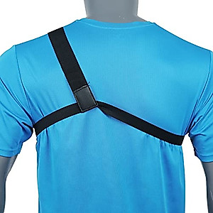 Universal Radio chest harness Tactical Vest Nylon military Vest chest rig Pack Pouch Holster Tactical Harness Walkie Talkie Waist Pack for UV-5R UV-9R UV-82 BF-888S (Black)