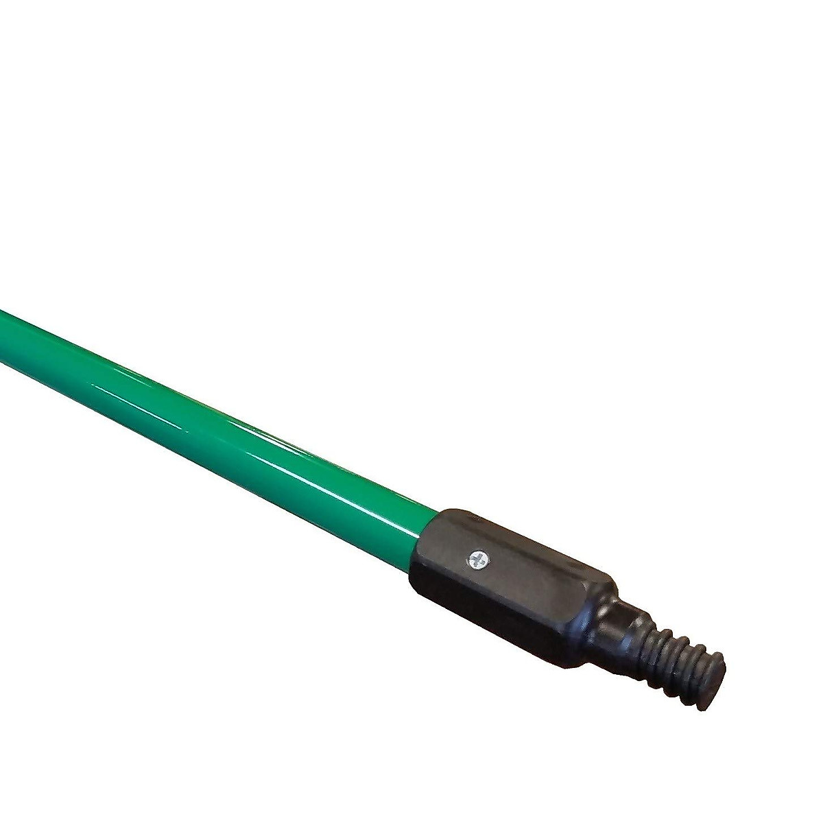 American Select Tubing 60" Green Powder Coated Steel Handle with Black Hex Thread (Case of 10)