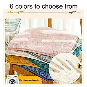 Cushion for Kitchen Chairs， Chair Cushions for Dining Chairs Velvet/Grey/Brown/Green/Black，Cushion Seat Pads for Chairs,Chair Cushion Pads，Chair Cushion Covers for Armchairs Arms ( Color : #28 , Size