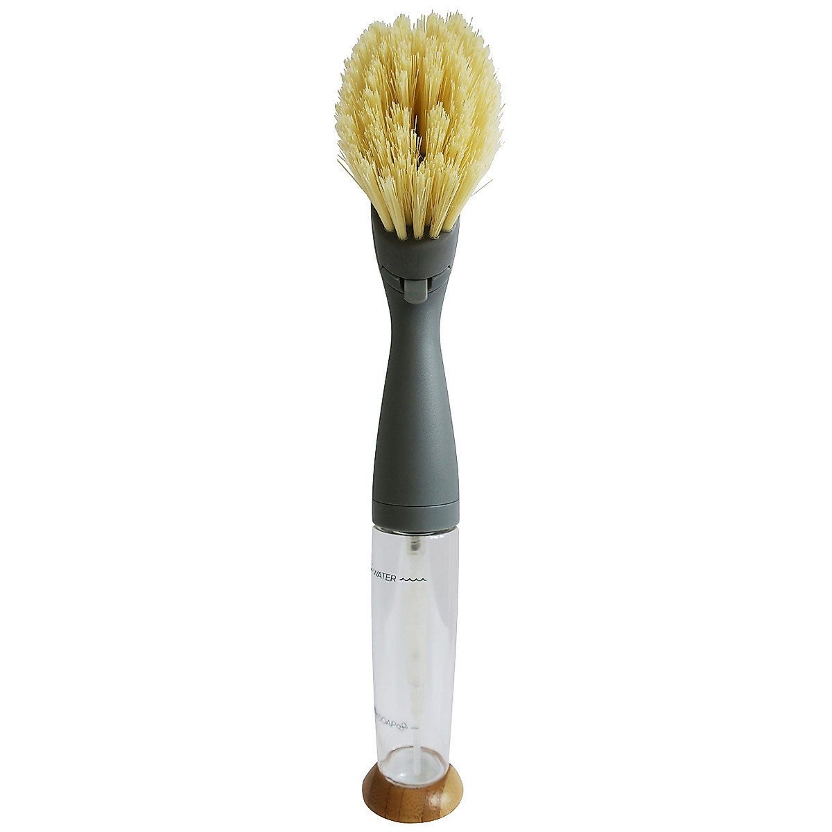 Full Circle FOMO Foam Soap Dispensing Dish Brush, 1 EA, Grey