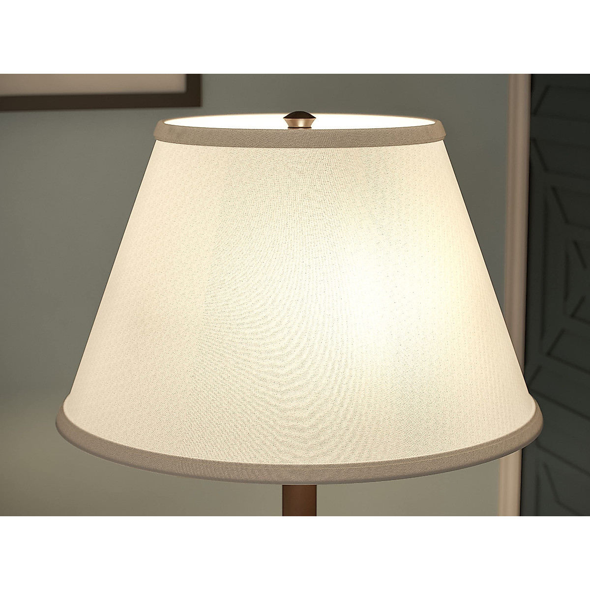 Kenroy Home 30437BRZ Spyglass Table Lamp with Bronze Finish, Classic Style, 30.5" Height, 17" Width, 17" Depth