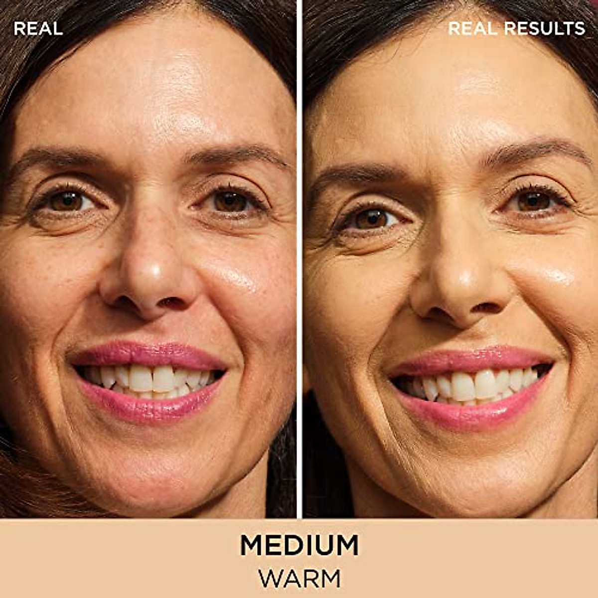 IT Cosmetics CC+ Cream, Medium (W) - Color Correcting Cream, Full-Coverage Foundation, Hydrating Serum & SPF 50+ Sunscreen - Natural Finish - 1.08 fl oz