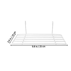 POPETPOP Bird Toys Perch Cage Platform - Wire Patio Sundeck Bird Play Pen Comfy Perch for Parrot - Parrot Perch Shelf - Wire Playstand Portable Training Playground