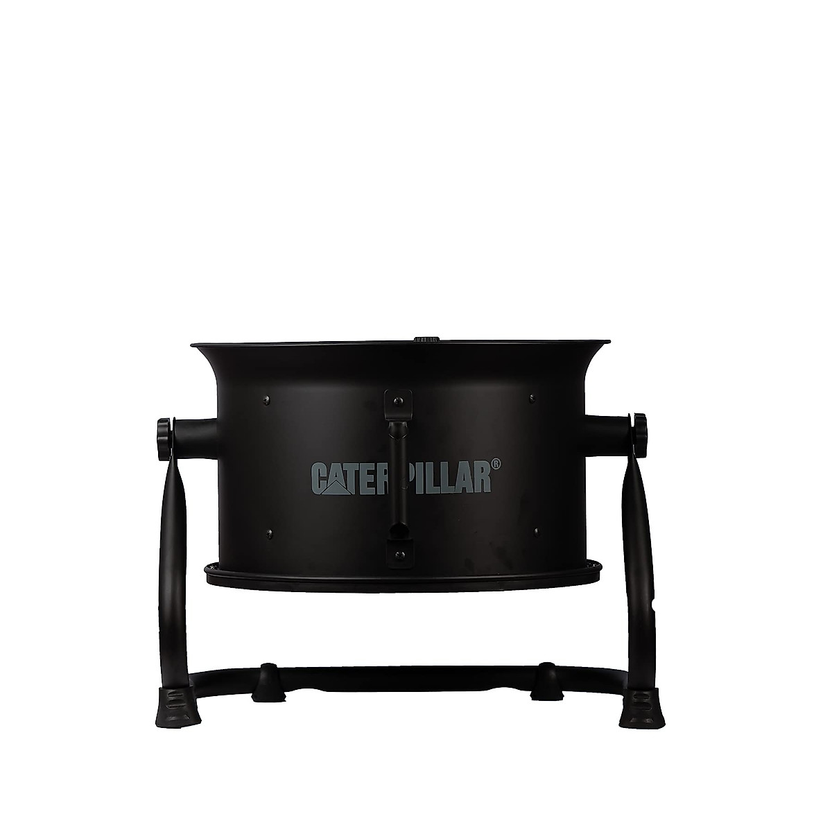 CAT by CATERPILLAR HVD-14AC - 14" High-velocity Drum Air Circulator Fan with 360-degree Pivoting Head, and Dual Ball Bearing 4-speed Motor, BLACK