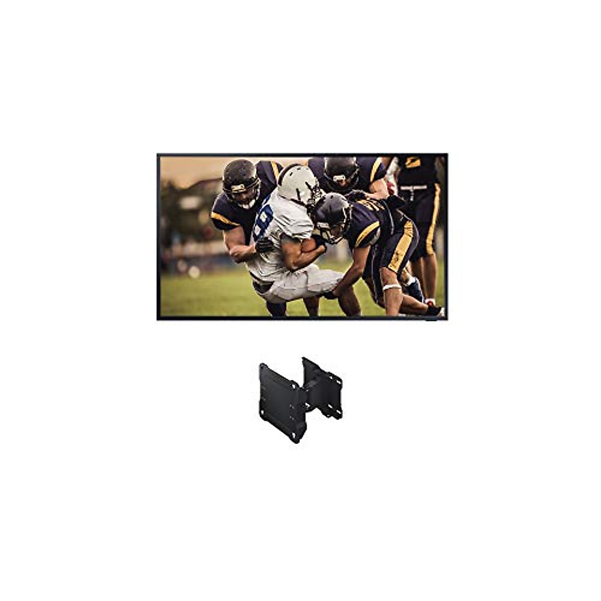 SAMSUNG QN55LST7TA The Terrace 55" Outdoor-Optimized QLED 4K UHD Smart TV with a WMN-4070TT Full Motion Terrace Wall Mount for 55" TV (2020)