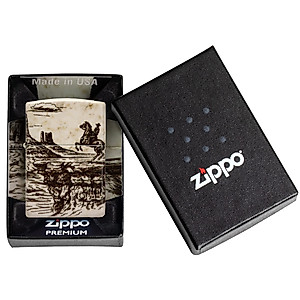 Zippo Wild West Scene Design 540 Color Pocket Lighter