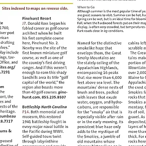 North Carolina Map (National Geographic Guide Map)