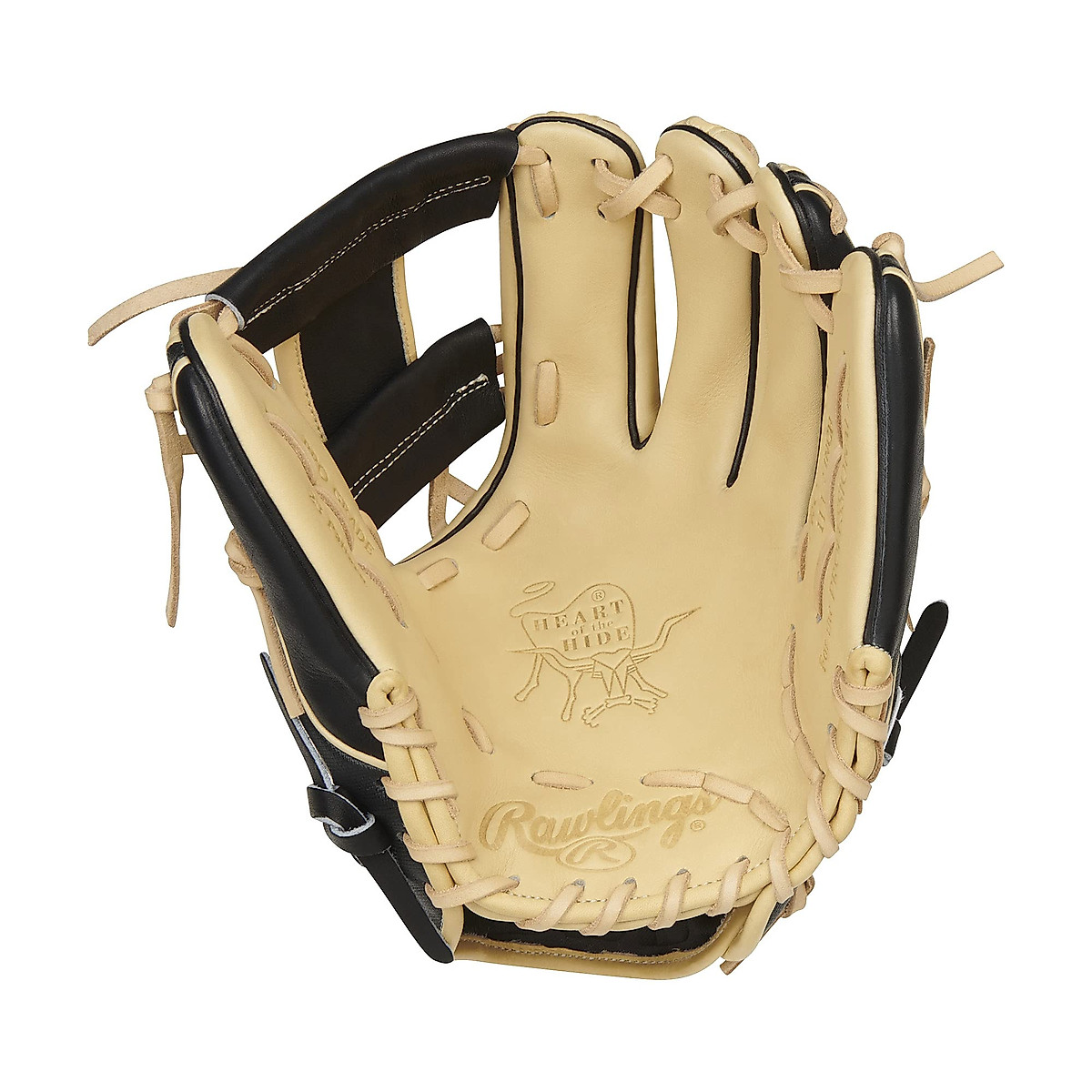 Rawlings Heart of The Hide ColorSync 5.0 Speed Shell 11.5" Infield Glove Right Hand Throw, Tan/Black