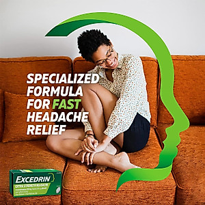 Excedrin Extra Strength Pain Relief Caplets – Headache Relief – 100 Count