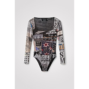 Desigual WoMen's Casual, Black, XL