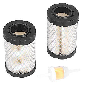 OUKENS Air Filter, Air Cleaner Cartridge, Lawn Mower Fuel Filter Set Replacement 796031 for E100 E120 E130 E140 E150 100 Series Tractor