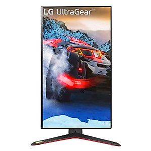 LG 27GP95R-B 27” Ultragear UHD (3840 x 2160) Nano IPS Gaming Monitor w/1ms Response Time & 144Hz Refresh Rate, NVIDIA G-SYNC Compatible & AMD FreeSync Pro, Adjustable Tilt, Height, Swivel & Pivot