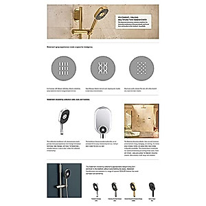 KOHLER 26284-BN Statement Oblong Multifuntion 2.5 gpm Handshower, Vibrant Brushed Nickel