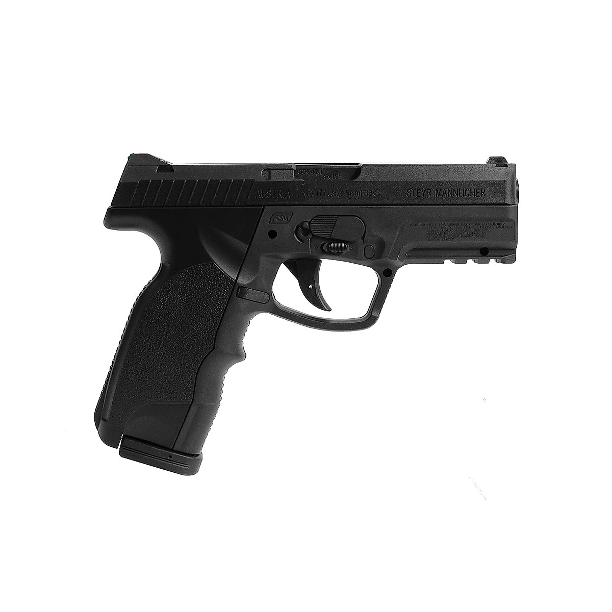 ASG Steyr M9-A1 .177 Caliber Steel BB Gun Non-Blowback Air Pistol, Black