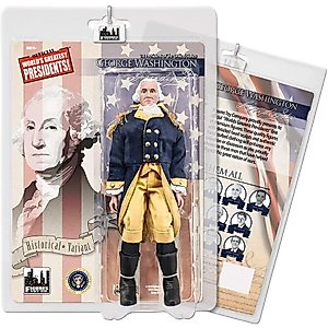 Figures Toy Company US Presidents 8 Inch Figures Series: George Washington [Blue & Yellow]