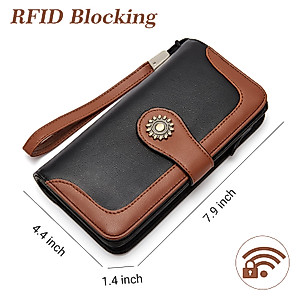 BROMEN Hobo Bags for Women and Wristlet Wallet