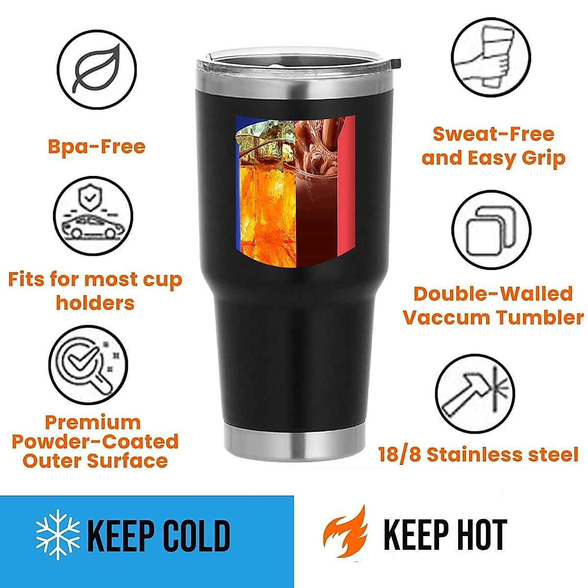 Fathers Day Dad Gifts from Daughter Son, Dad Birthday Gifts, Birthday Gifts for Men Dad Papa Stepdad,30 oz Tumbler Mug Black
