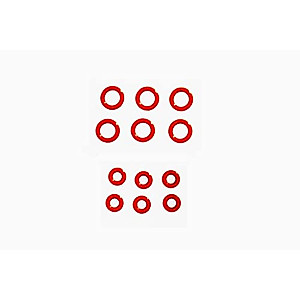 O-Rings Seal for Breville Espresso Machines BES900/92/980/990 (Pack of 12), Red