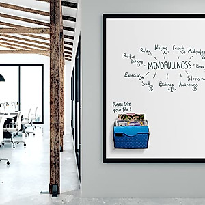 Rejuvet Super Strong 3-Tier Magnetic file holder for file cabinets-13.9inch(35.5cm) black magnetic paper holder that holds up to 14.3Lbs (6.5kgs). A magnetic mail holder and a magnetic file holder for refrigerator