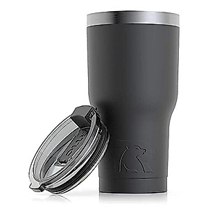 RTIC Double Wall Vacuum Insulated Tumbler, 20 oz, Black