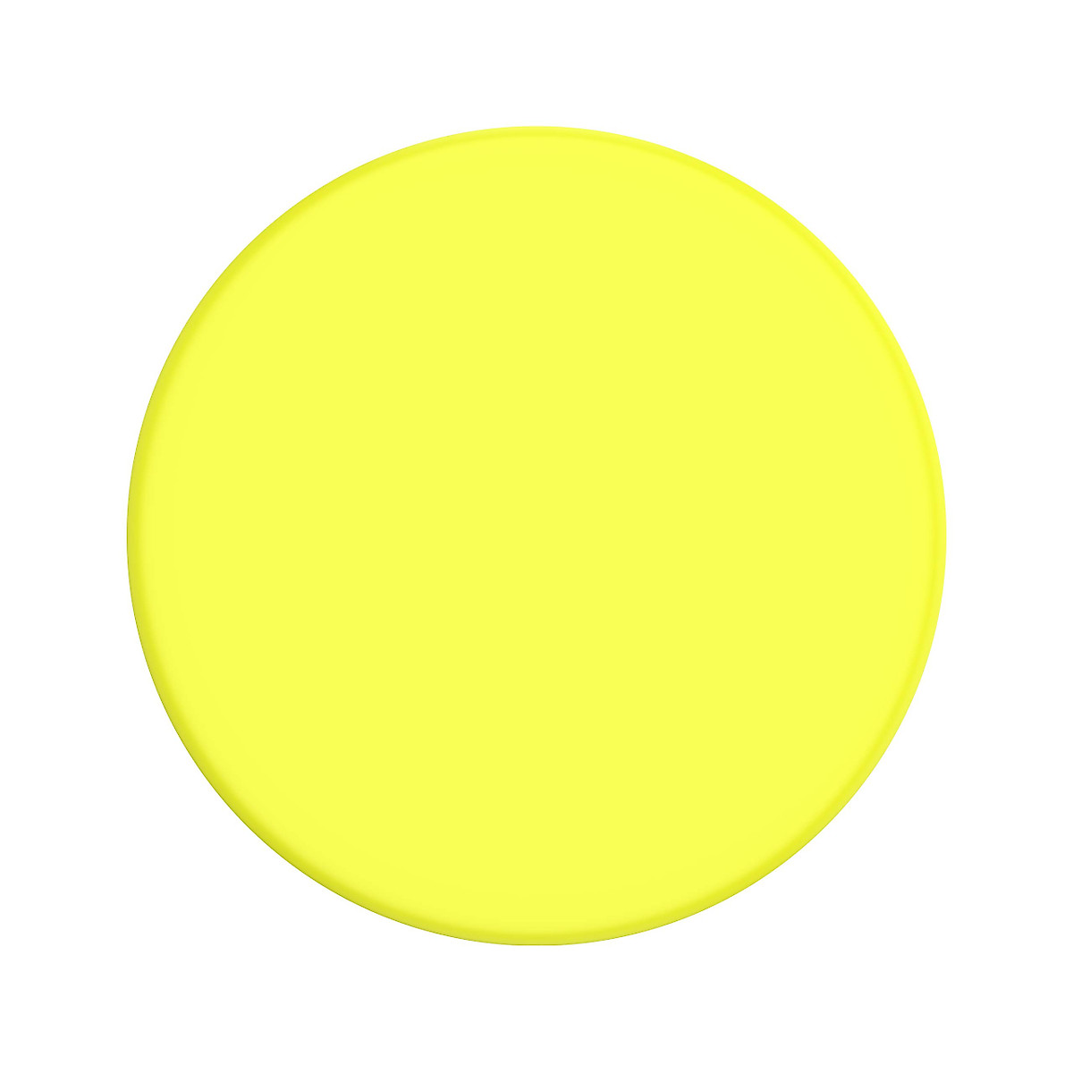 ​​​​PopSockets Phone Grip with Expanding Kickstand, Solid PopGrip - Neon Yellow