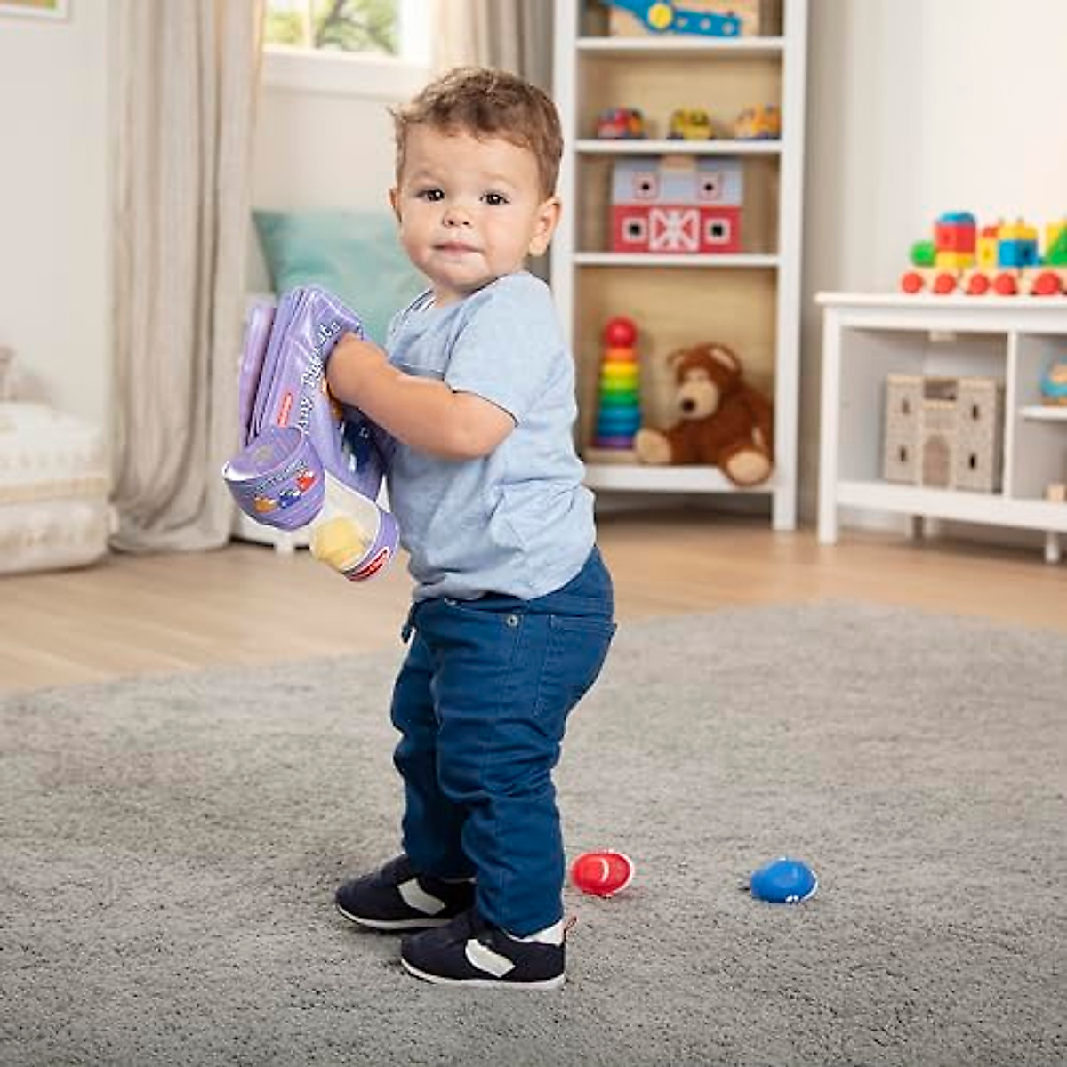 Melissa & Doug Children’s Book - Float-Alongs: Tiny Tugboats (Bath Book + 3 Floating Tugboat Toys)