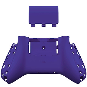eXtremeRate Purple Replacement Side Rails + Back Shell + Faceplate for Xbox Series X/S Controller