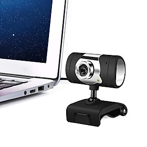 Aguoxing HD Webcam Web Camera Video, 360 Degrees HD Camera Digital USB Video Recorder with Mic Microphone Clip-on for Streaming, Chatting Webinars Gaming Distance Learning