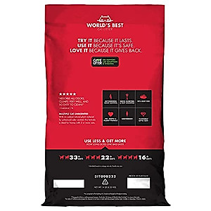 World's Best Cat Litter Cat Scoopable Multiple Cat Clumping Formula, 14-Pound Bag