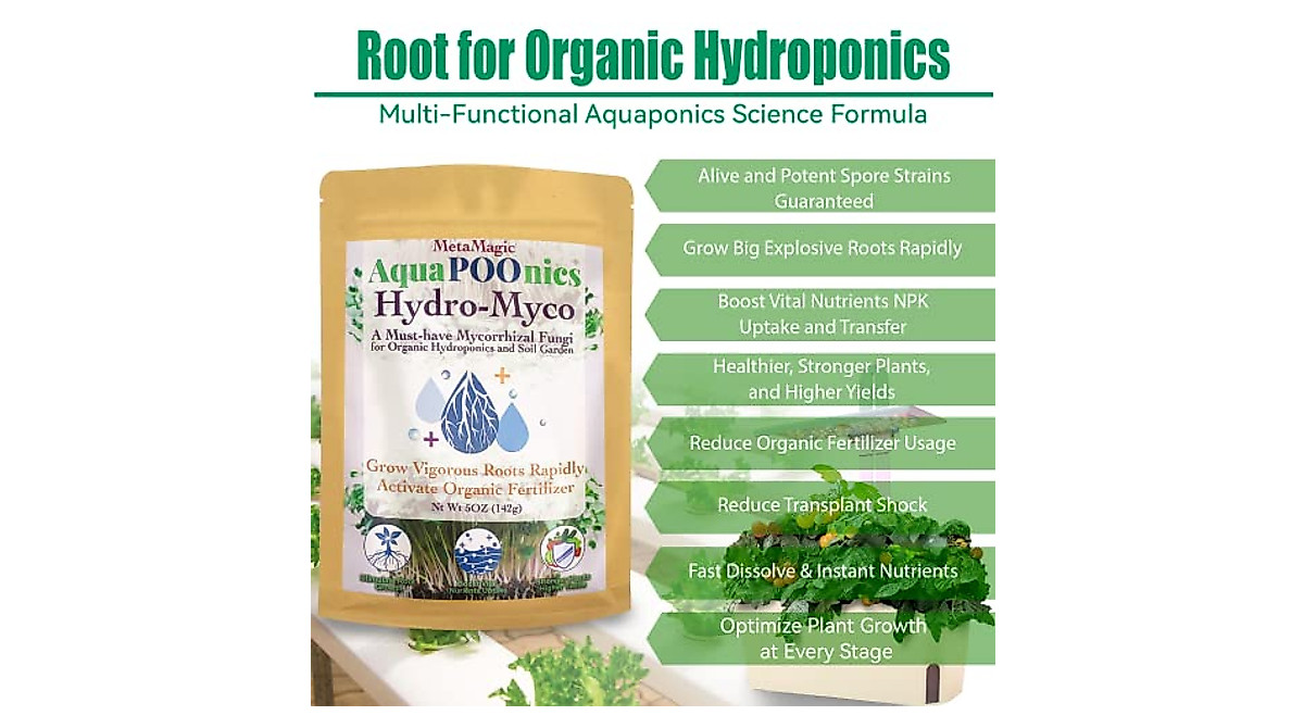MetaMagic Hydro-Myco Root Enhancer for Hydroponics & Garden