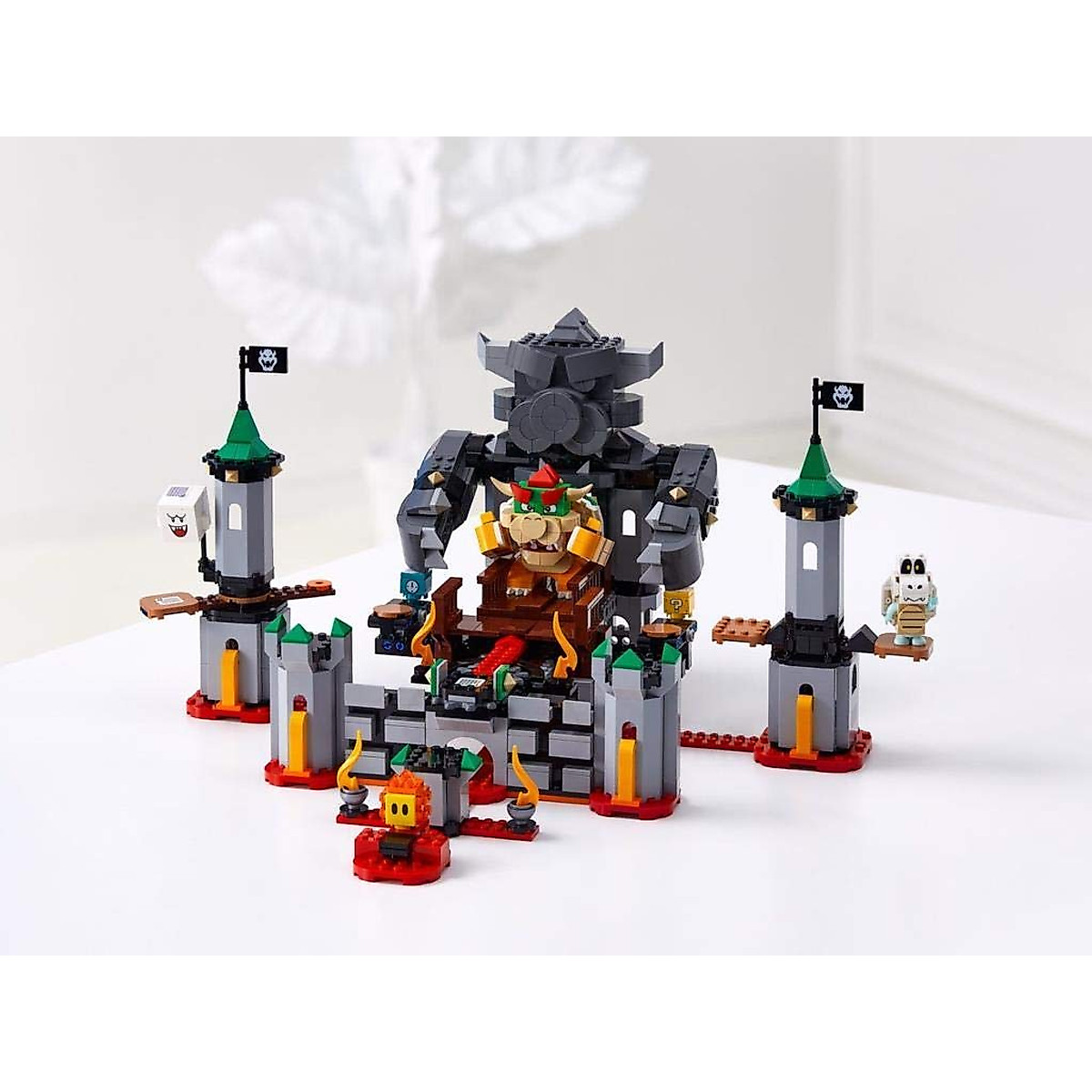 LEGO Super Mario Bowser’s Castle Boss Battle Expansion Set 71369 Building Kit; Collectible Toy for Kids to Customize Their Super Mario Starter Course (71360) Playset (1,010 Pieces)