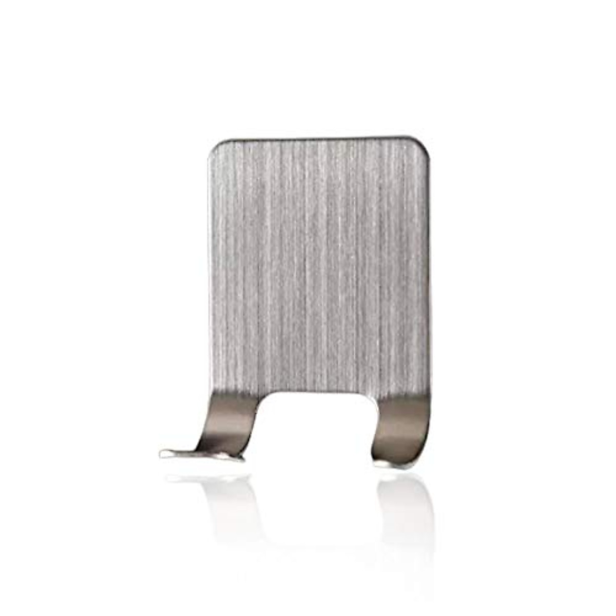 ReNext Razor Holder Plug Holder Hook with Self Adhesive - Brushed Stainless Steel (4 Pack)