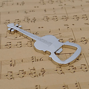Guitar Beer Bottle Opener Funny Creative Gifts for Boyfriend Valentines Day Gifts for Him Guitar Shaped Bottle Opener for Music Guitar Lover