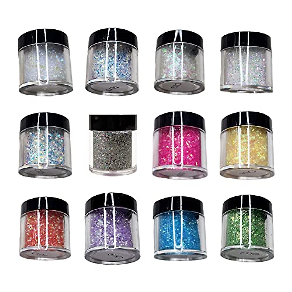 Resin Glitter Powder Sequins Flakes Holographic Fine Glitter Nail Glitter Sequins for Resin Crafts