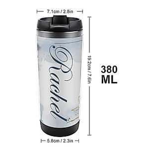 Custom Personalized Stainless Steel Water Bottle for Kids Adults - 12.8oz Travel Mug Cup Perfect for Gym Office School Camping - Teen Girl Gifts, Gifts for Girlfriend, Personalized Gifts for Women Men