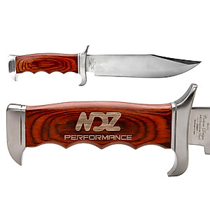 NDZ Performance Elk Ridge Outdoor Hunting Fixed Blade Full Tang Knife Logo