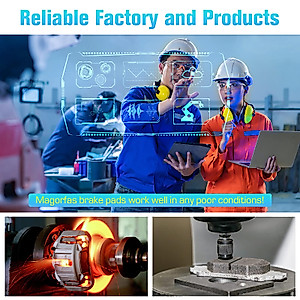 Brake Pads Ceramic Organic for Honda 599 CBR 600 NC 700 XD CRF 1000 VTX 1300 T, for Kawasaki EN 650 Vulcan S 2015-21, for Yamaha Tracer 900 2018-21 Rear 1 Sets