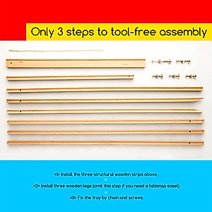 MEEDEN Beech Wood Display Wedding Easel Stand, Max Height 64'' Holds Up to 40"/11lb, Wooden Display Tripod for Wedding Sign, Poster, A-Frame Artist Floor Easel for Painting, Canvas, Show, Presenting