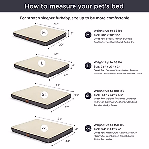 Bedsure Large Dog Bed for Large Dogs - Big Orthopedic Dog Beds with Removable Washable Cover, Egg Crate Foam Pet Bed Mat, Suitable for 50 lbs to 100 lbs