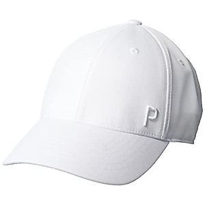 Puma Golf Women S Ponytail P Cap, Bright White-Bright White, OSFA