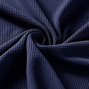 YOMXL Men's Short Sleeve Crew Neck Sports Tee Lightweight Quick Dry Breathable Tops Summer Casual Outdoor T-Shirt Dark Blue